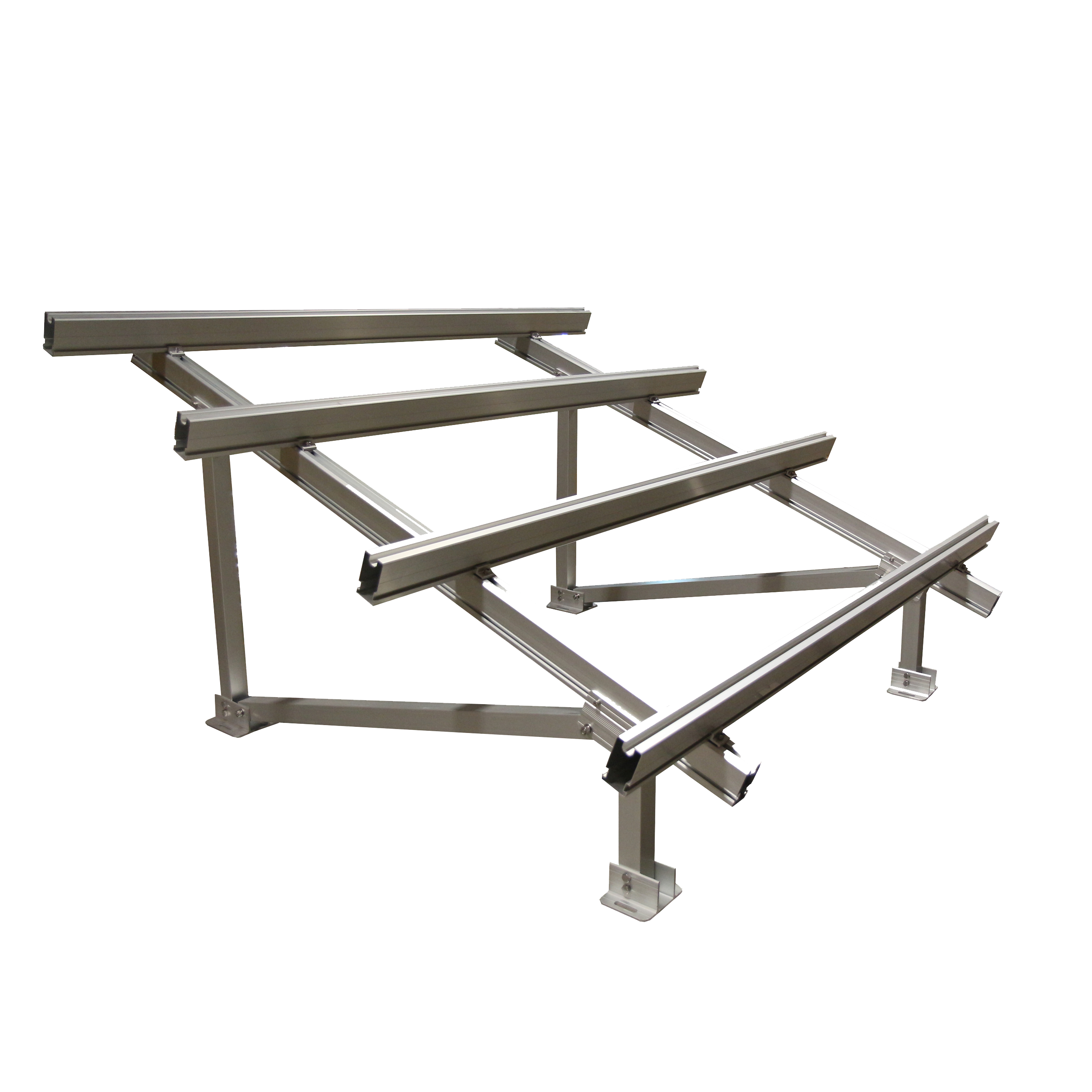 SOLAR RACK GROUND MOUNT FOR 190-380 WATT SOLAR PANELS - Fits 6 - AIMS Power