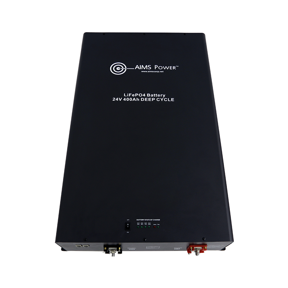 Lithium Battery 24V 400AMP LiFePO4 Industrial Grade - AIMS Power