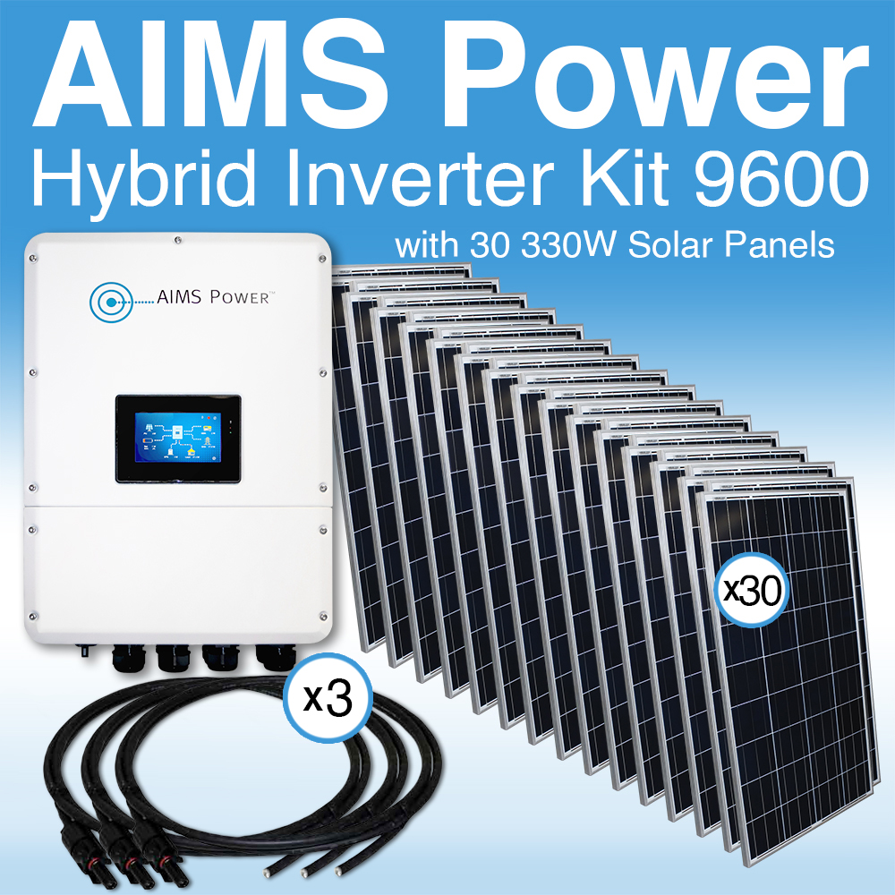 Solar Kit Hybrid Inverter 9.6kW Inverter | 9900 Watts Solar Power